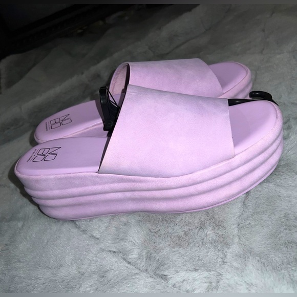 NOBO | Shoes | Sold Y2k Nobo Flatform Wedge Slides In Lavender | Poshmark